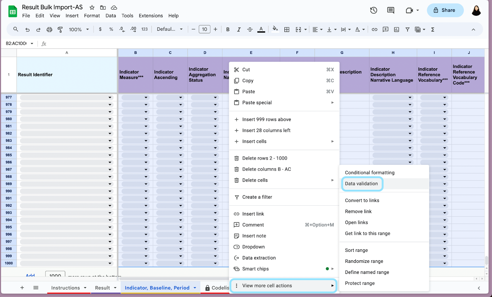 Copy pasting data from an external source – AidStream